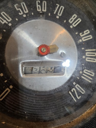 Vintage Ford Car Truck Dash Speedometer Odometer Rat Rod Man Art Garage ...
