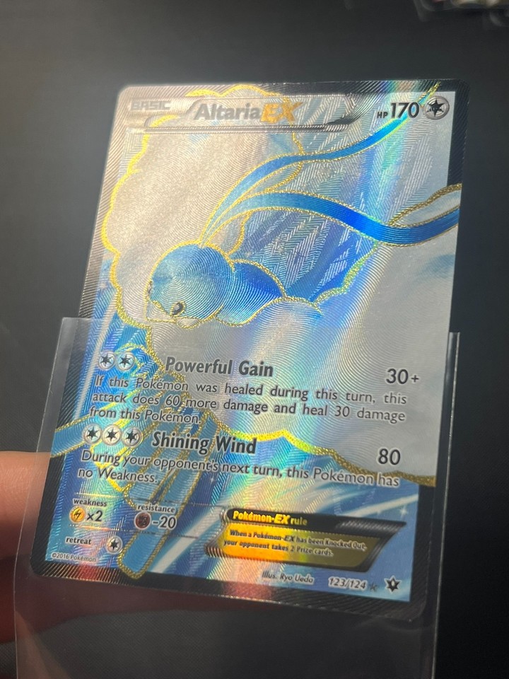 Altaria EX 123/124 XY Fates Collide Full Art Ultra Rare Holo Pokemon ...