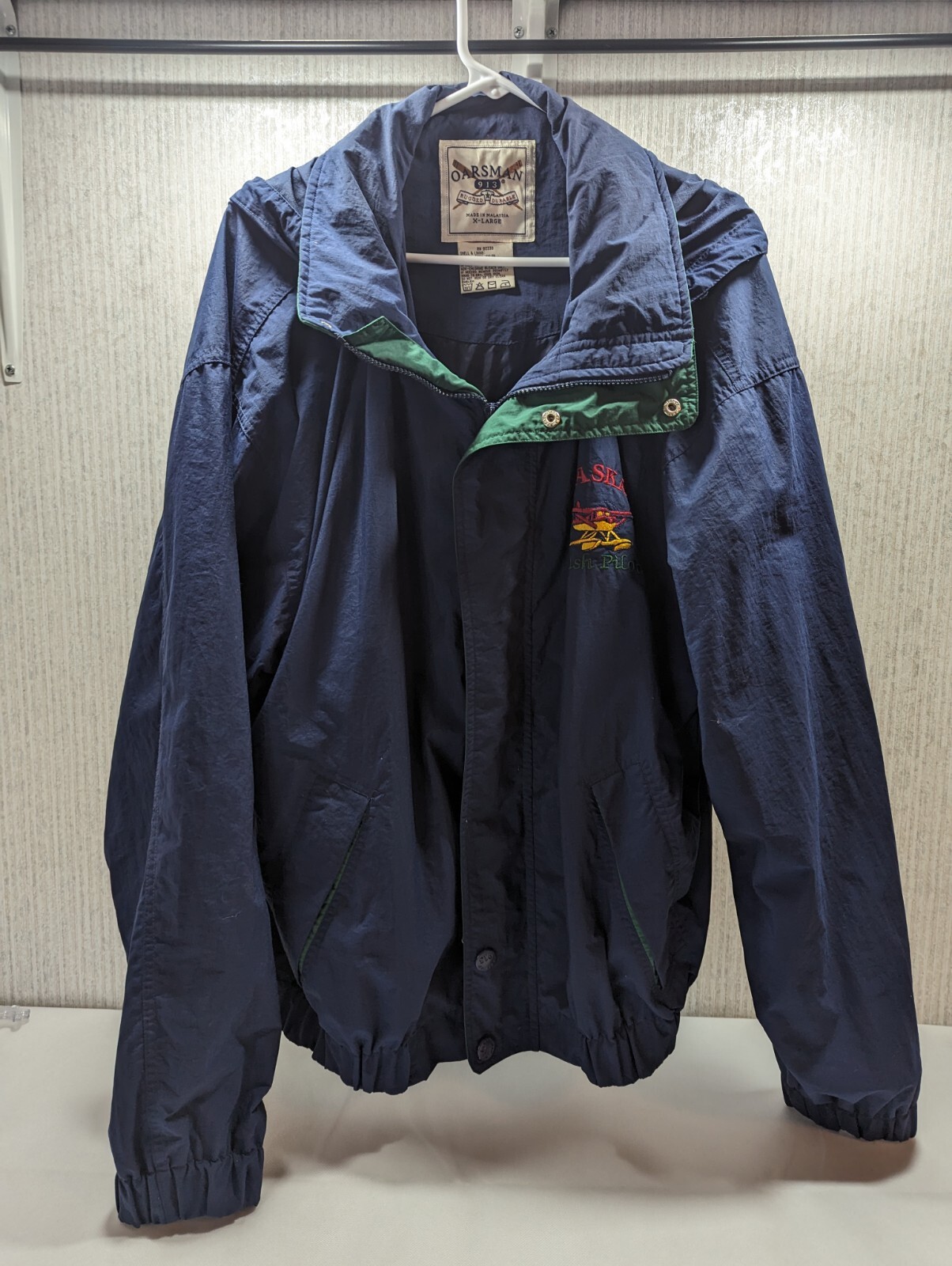 Oarsman Alaskan Bush Pilot Hooded Jacket Coat Blue Ex… - Gem