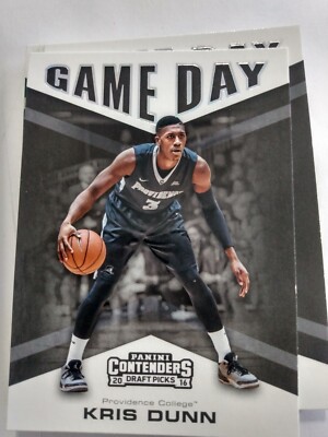 KRIS DUNN - 2016 PANINI CONTENDERS DRAFT PICKS ROOKIE GAME DAY #6 ...