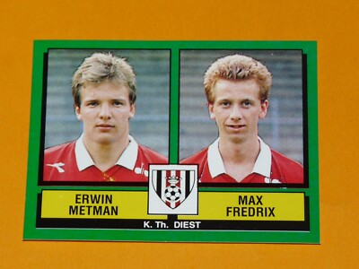 #373 METMAN FREDRIX K. TH. DIEST PANINI FOOTBALL 89 1988-1989 BELGIQUE ...