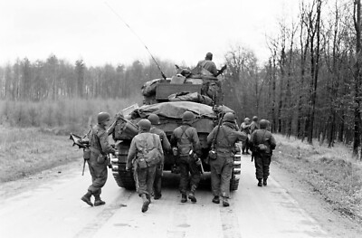 WW2 WWII Photo World War Two / US Army 2nd Armored Division Germany ...