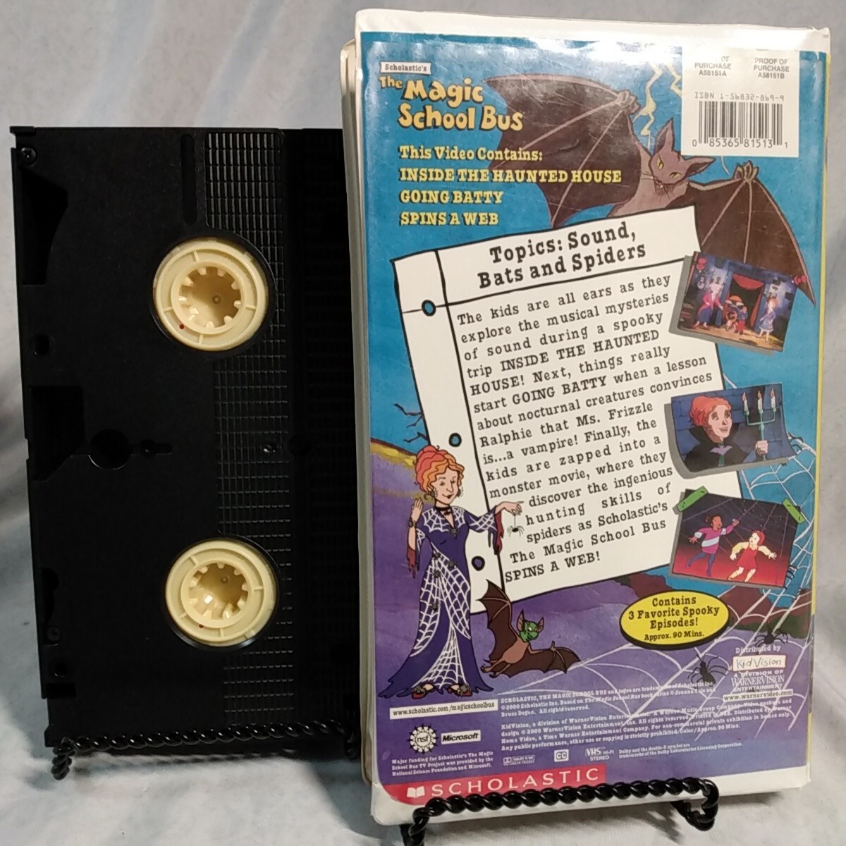 Magic School Bus, The Creepy, Crawly Fun (VHS, 2000) Scholastic ...