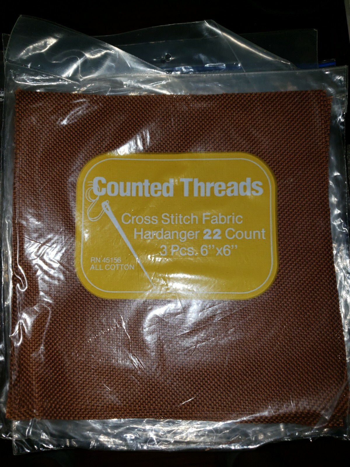 Counted Threads Crosstitch Fabric Aida Cloth 22 Count 3 Pcs 6" X 6 ...