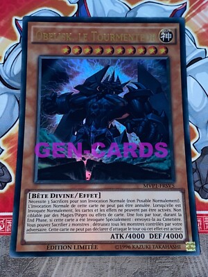 Carte YU GI OH OBELISK LE TOURMENTEUR MPV1-FRSV5 | eBay