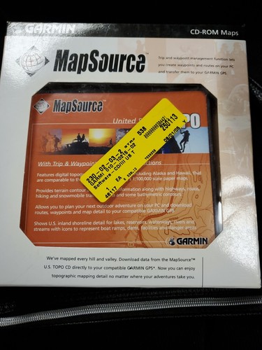 Garmin MapSource USA Topo CDs Version 3.02 Trip & Waypoint Management ...