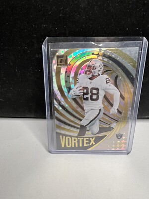 2023 Panini NFL Donruss Josh Jacobs Vortex Cosmic Holo No. VOR-11. | eBay