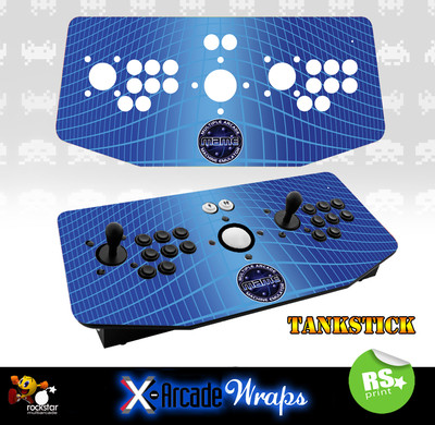 Mame V2 X Arcade Artwork Tankstick Overlay Graphic Sticker | eBay