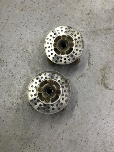 2002 YAMAHA WARRIOR 350 YFM350X BANSHEE FRONT WHEEL RIGHT LEFT HUBS HUB ...