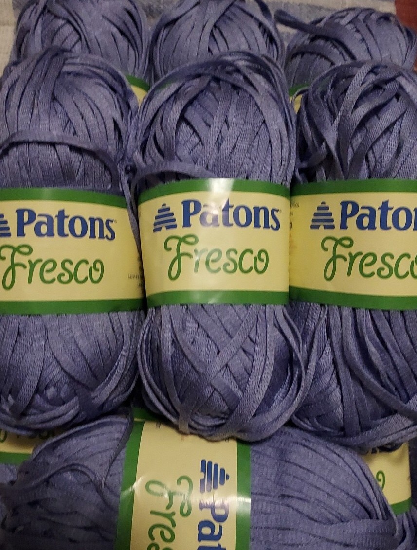 Patons Fresco Yarns Lot of 10 Grape Raisin -Acrylic 50g. | eBay
