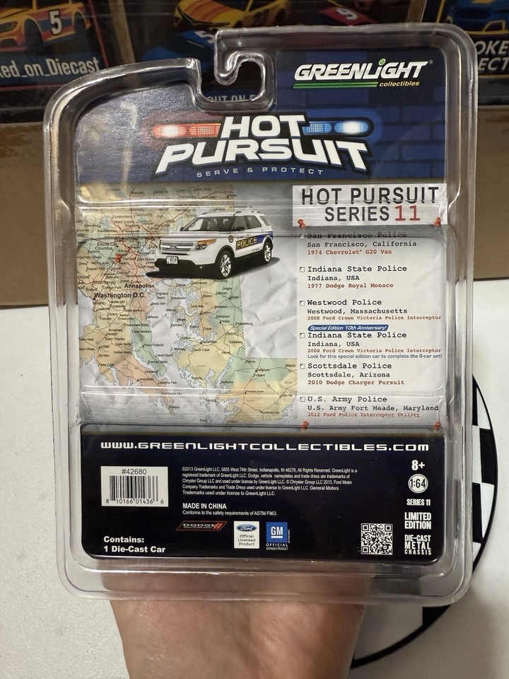 Hot Pursuit Fort Meade Military Police US Army 2012 FORD INTERCEPTOR ...