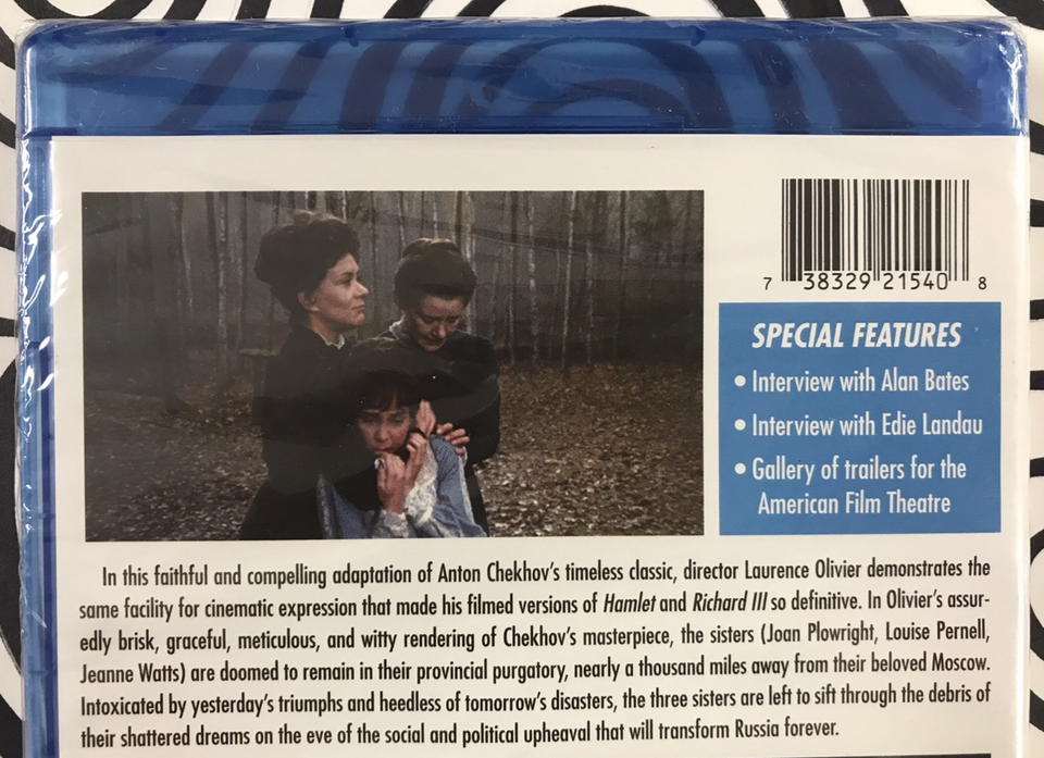 Anton Chekhov's THREE SISTERS (1970) KINO CLASSICS NEW SEALED BLU RAY #3060 | eBay