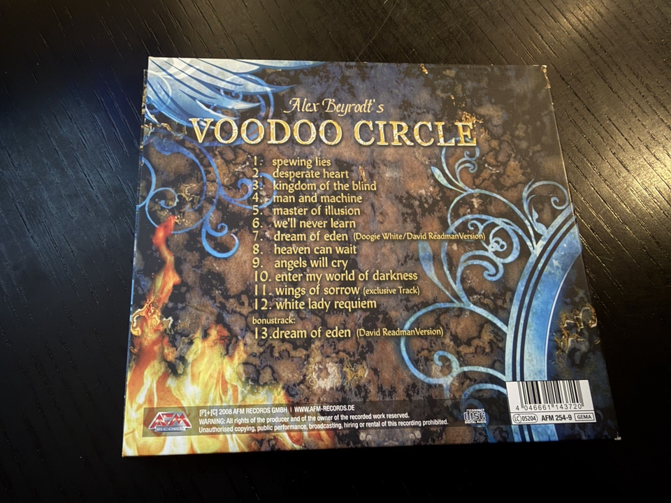 ALEX BEYORODT'S VOODOO CIRCLE - same (Digipak, Germany, 2008) MINT/MINT ...