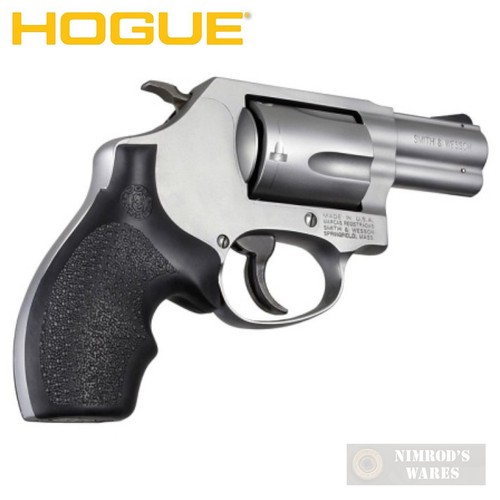 Hogue S&W J-Frame Revolver GRIP Round Butt Bantam Rubber 61000 FAST ...