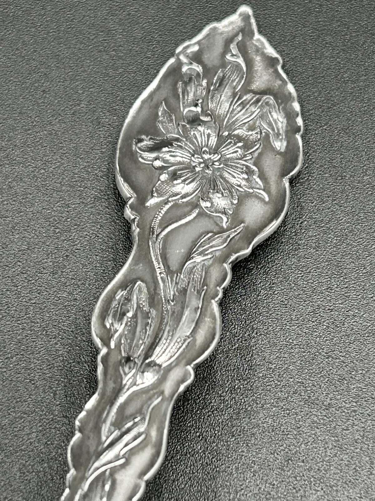 NARCISSUS BY UNGER BROS. STERLING SILVER LARGE BERRY SERVER/SCOOP NO ...
