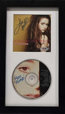 PSA DNA Jennifer Love Hewitt Signed Framed CD Cover 1995 Let’s Go Bang ...