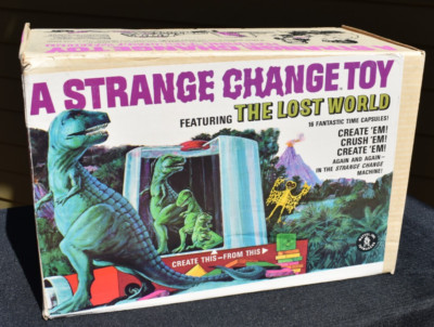 vintage 1967 Mattel A Strange Change toy featuring the Lost World w ...