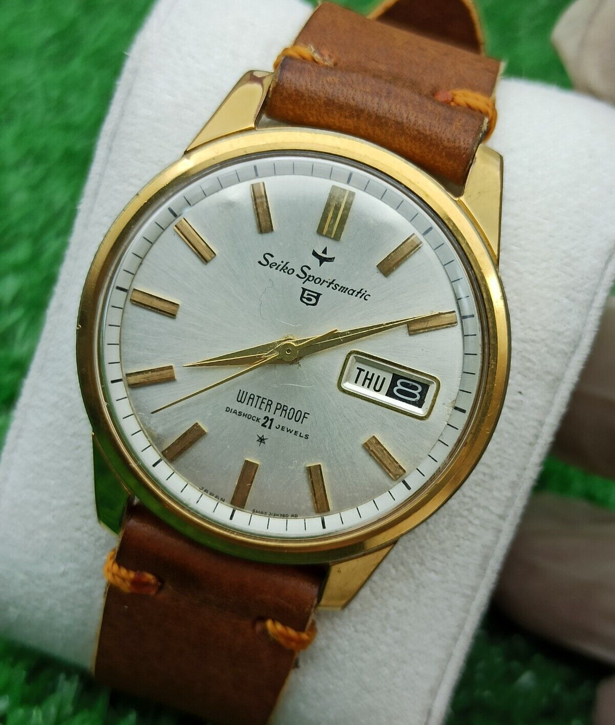 80s Rare Seiko 5 Sportsmatic Automatic 21 jewels Watc… - Gem