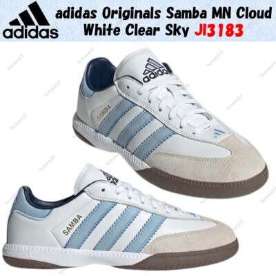 adidas Originals Samba MN Cloud White Clear Sky JI3183 Men's Size | eBay UK