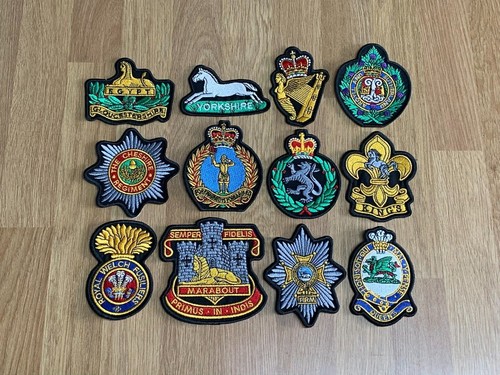 British Army DISBANDED Units - Sew On Embroidered Biker Patches ...