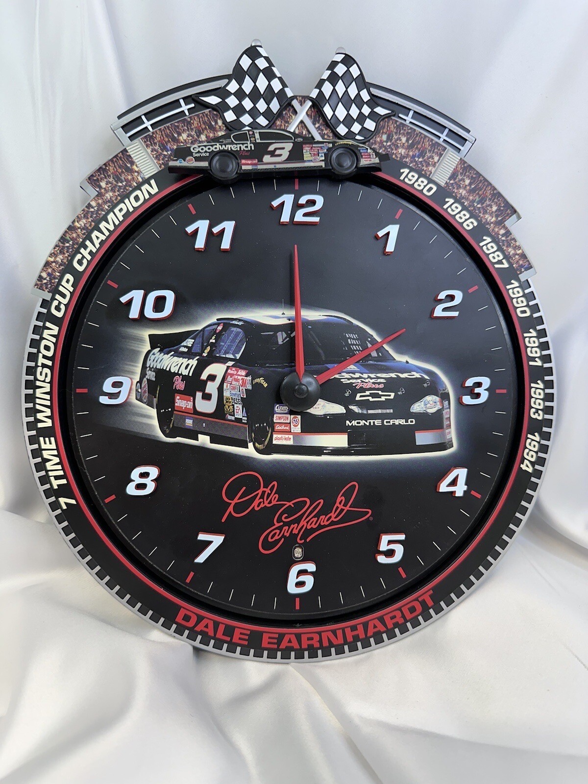 NIB VTG Emson Official NASCAR #3 Dale Earnhardt Sr. Racing 3D Quartz ...