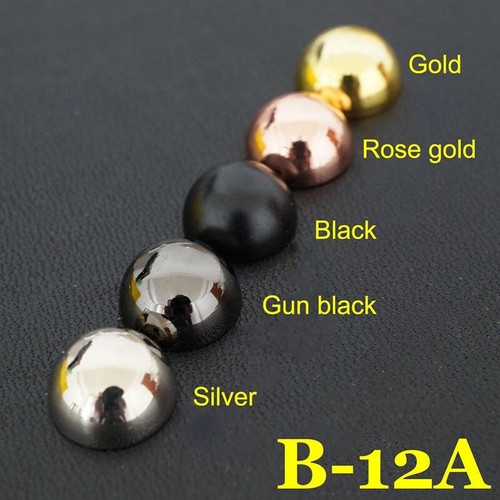 20X Leather Craft Solid Brass Screw Luggage Punk mushroom Nail stud ...