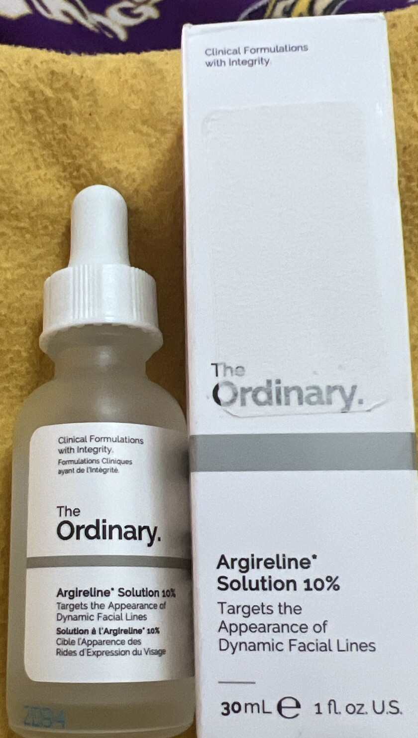 THE ORDINARY ARGIRELINE SOLUTION 10% SERUM 30 ML/1 FL.OZ. 769915190946 ...