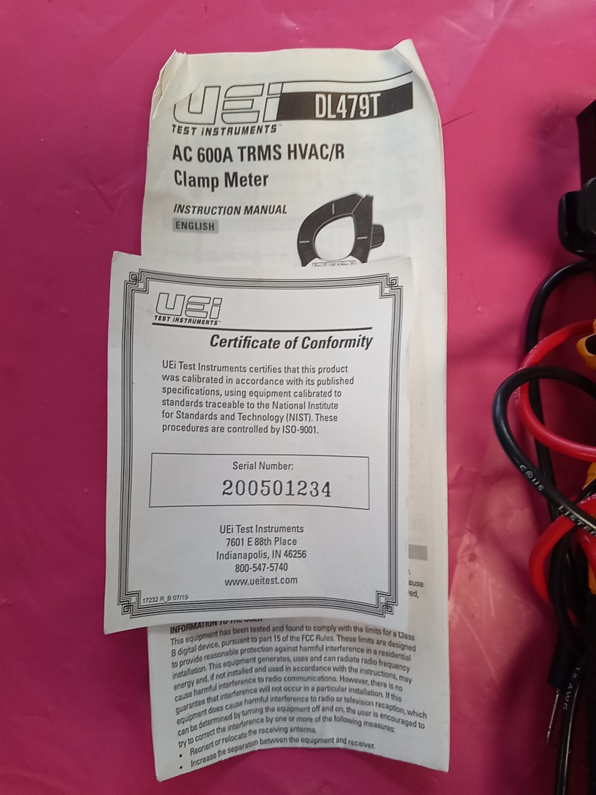 (RI3) UEI DL579T - Dual display - True RMS Clamp Meter for sale online ...