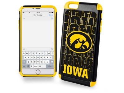 FOCO NCAA Iowa Hawkeyes Dual Hybrid Case for iPhone 6 Plus & 6S Plus (5 ...