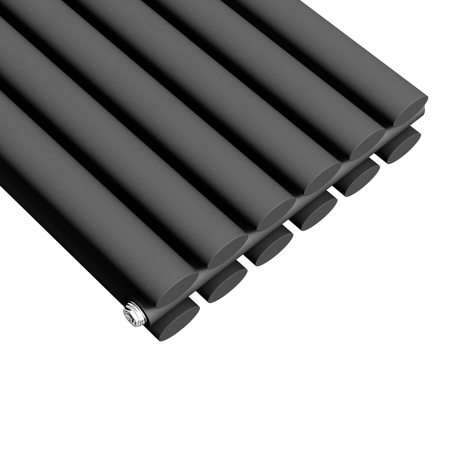 Vertical Radiator Oval Column Anthracite White Heating Tall Rad With ...