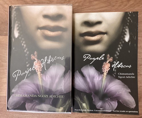 Purple Hibiscus by Chimamanda Ngozi Adichie 1st ed 1st print SIGNED and ...