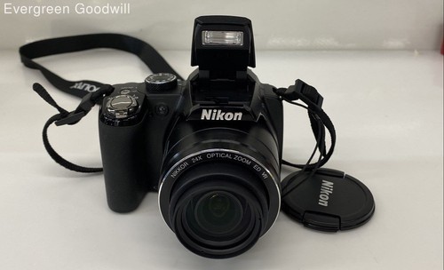 Nikon Coolpix P90 12.1MP 24X Zoom Digital Camera Powers On Untested P/R ...