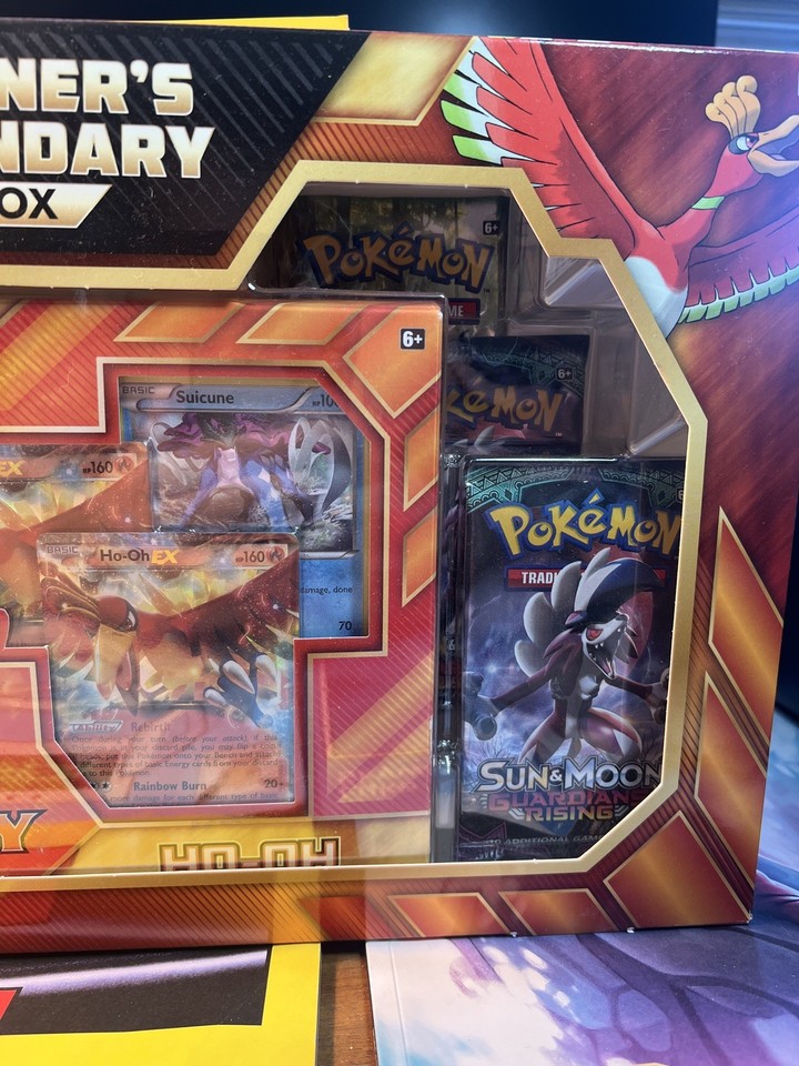 Sealed Pokémon TCG: Ho Oh - Trainer's Legendary Box - Sun & Moon - Deck ...