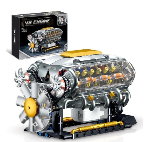 V8 Combustion Engine Model Building Kits Internal DIY Hobby For Adults ...
