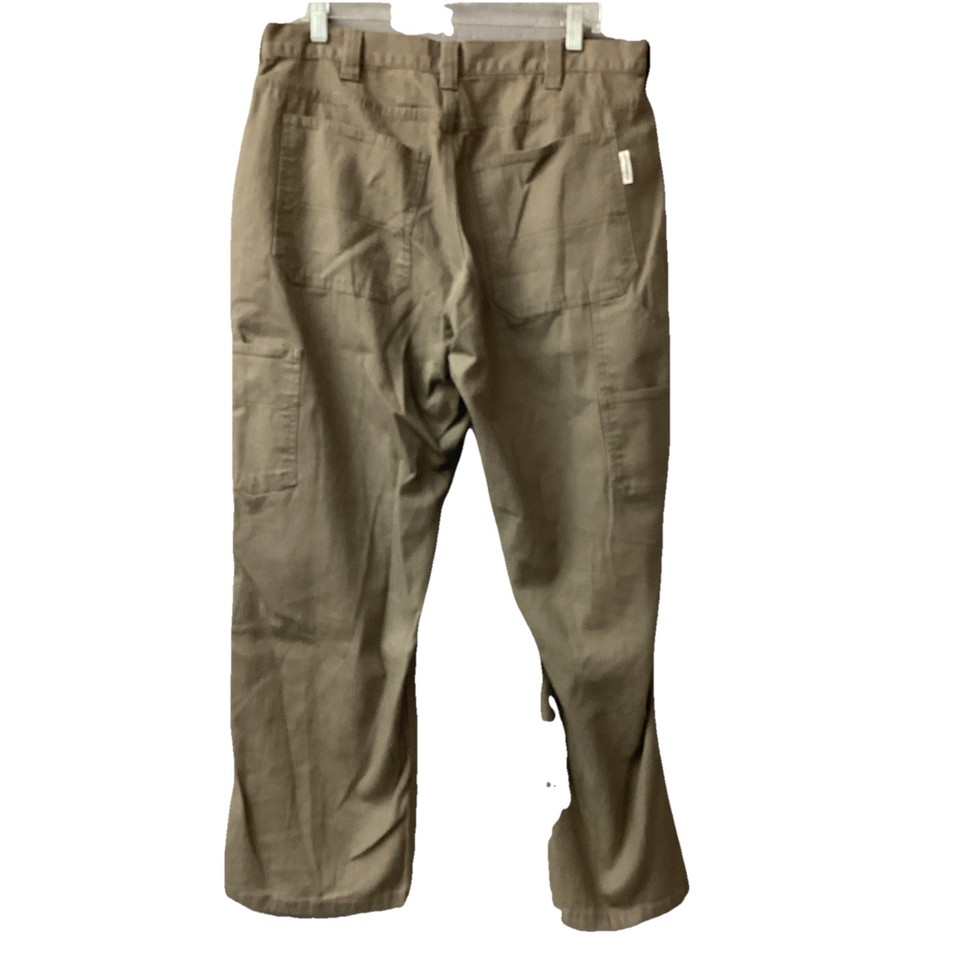 Wolverine Canvas Carpenter Pants Men’s 36 X 30 Dungaree Olive Workwear ...