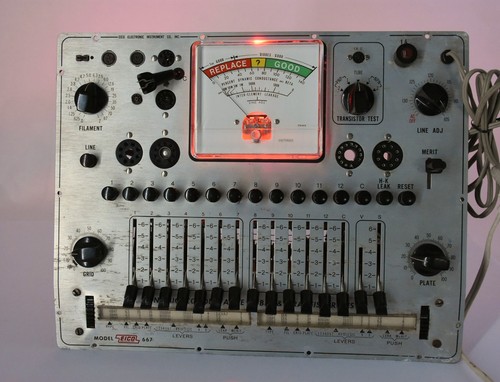 Vintage EICO 667 Dynamic Conductance Tube & Transistor Tester - Powers ...