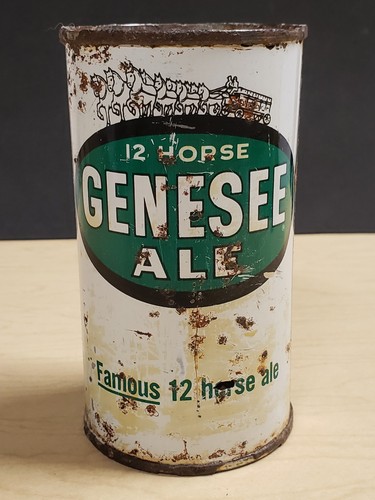 Genesee 12 Horse Ale Flat Top Beer Can Genesee Brewing Co Rochester NY ...