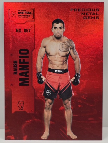 2022 Skybox Metal Universe Champions Red PMG Raush Manfio /100 | eBay