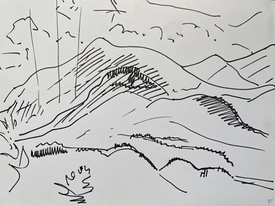 1985 Frank Wallace Underhill Vermont Modern Landscape | eBay