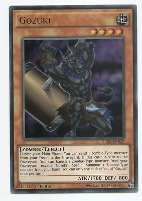 Gozuki DUSA-EN020 Ultra Rare Yu-Gi-Oh Card 1st Edition New | eBay