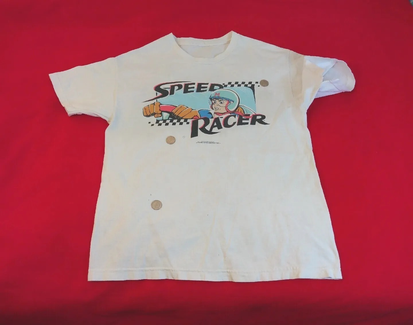 Vintage 1998 Speed Racer Cartoon Anime Double Sided G… - Gem