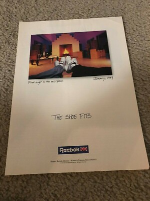 Vintage 1990 REEBOK CLASSIC Shoes Poster Print Ad Lot PHASE II 2 ...