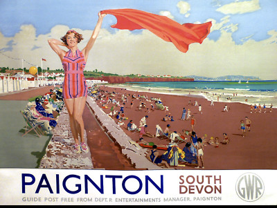 Paignton South Devon, Retro metal Sign/Plaque Wall vintage / Gift | eBay UK