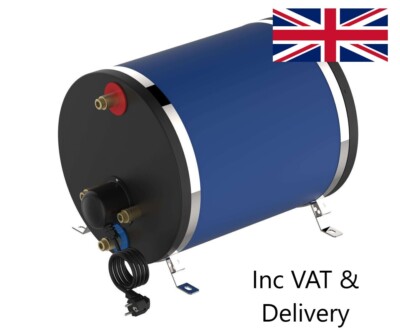 ATI 22L enamel lined calorifier boat / camper water heater 320 mm Dia ...