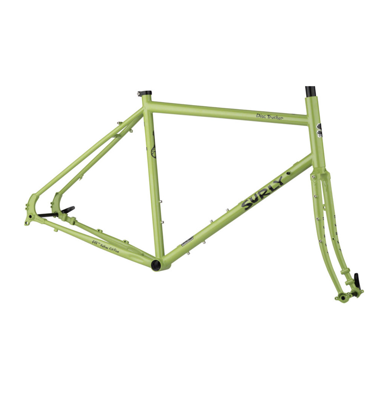 Surly Disc Trucker 26" Frameset - Pea Lime Soup | eBay UK