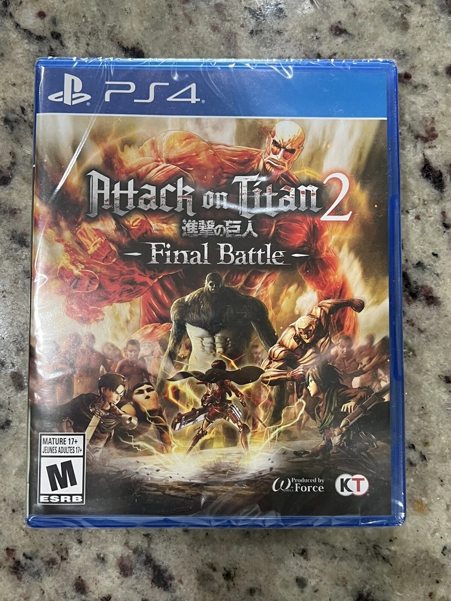 Attack On Titan 2: Final Battle For Playstation 4 operone.de