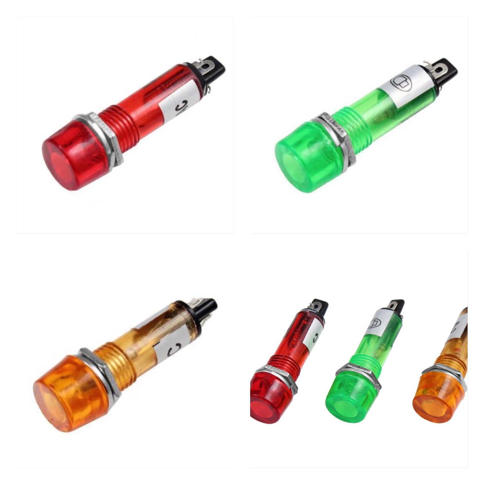 5x 24V Warnlampe Signallampe Kontrollleuchte Kontrolllampe Lampe ...