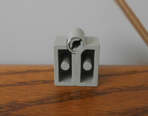 OLD LIGHT GREY 2x2 2x1 4x1 1x4 1x2 modified hinge brick x1 LEGO Vintage ...