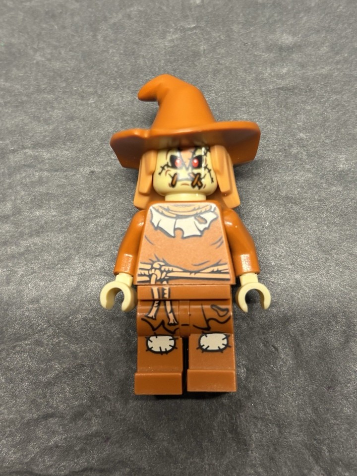 Lego Scarecrow 76054 Dark Orange Floppy Hat Batman Super Heroes ...