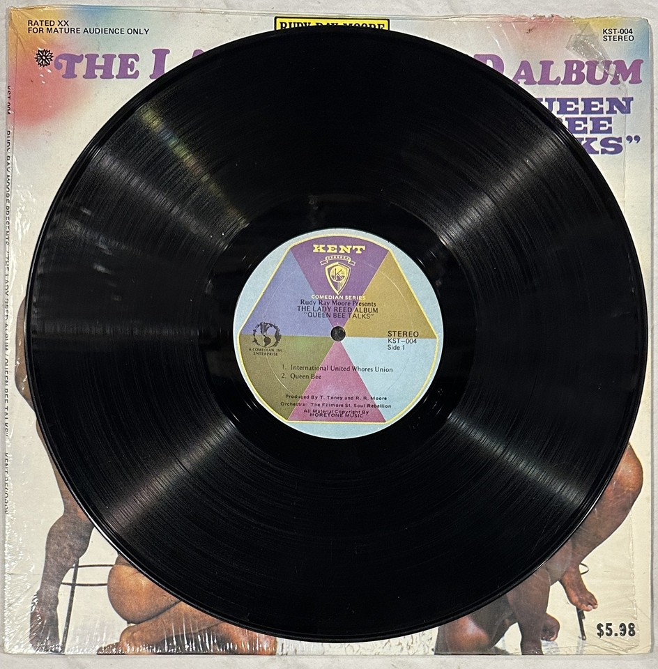 Comedy LP - Rudy Ray Moore Presents The Lady Reed Album "Queen Bee ...